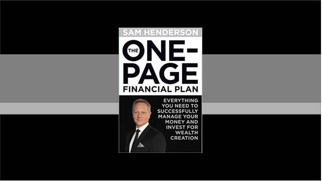 The One Page Financial Plan: Everything You Need to Successfully Manage ...